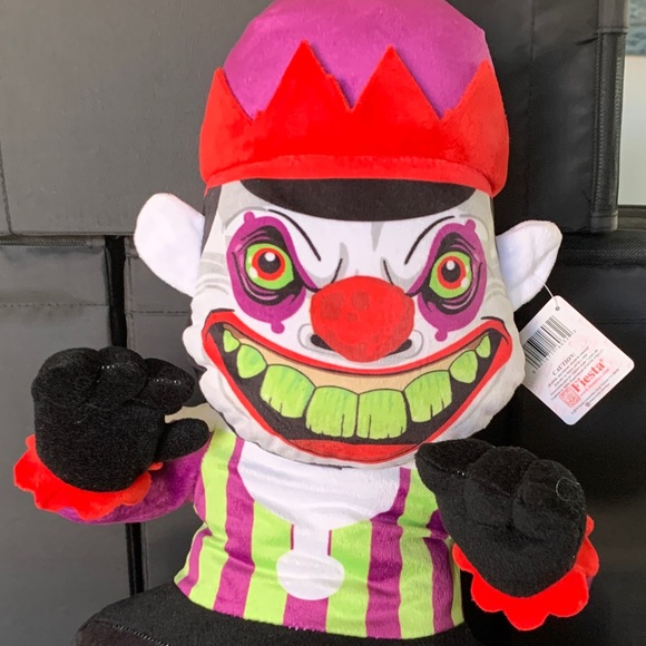 Fiesta | Holiday | Fiesta Halloween Scary Jack Plush Creepy Clown Jack ...